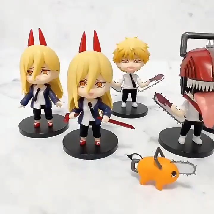 10cm Anime Chainsaw Man Mô Hình Nhân Vật Bochita Pawa Denji Hoạt Hình ...