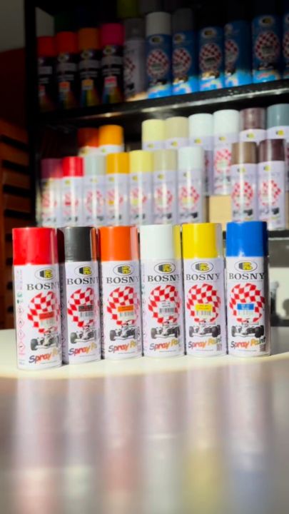 BOSNY SPRAY PAINT REGULAR COLORS | Lazada PH