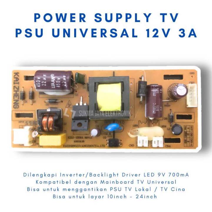 Power Supply PSU TV 14-27inch Board 12V 3A Backlight Driver Inverter LED 700mA | Lazada Indonesia