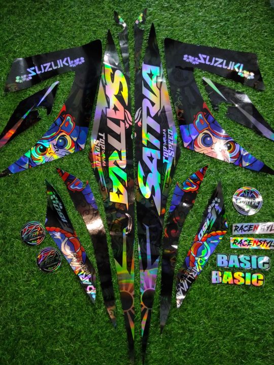 SUZUKI RAIDER 150 REBORN DECAL STICKER DARUMA DESIGN | Lazada PH