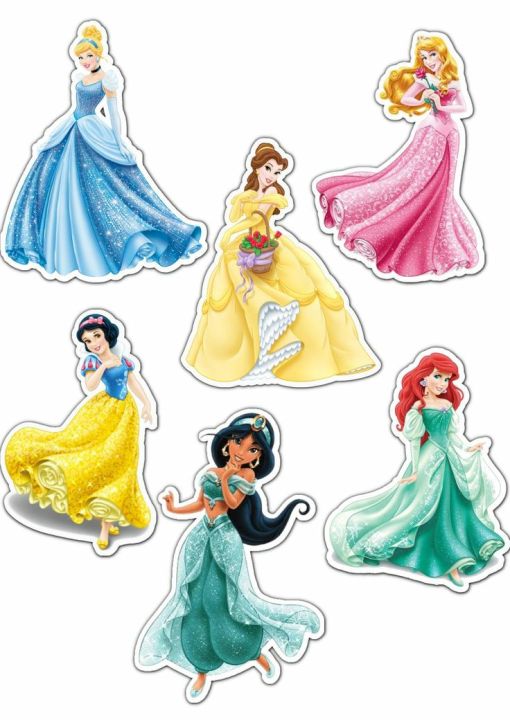 Disney princess water proof decal sticker A4 size | Lazada PH