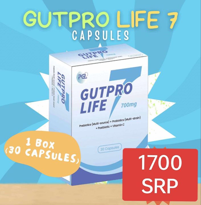 GUTPRO LIFE 7 POSTBIOTIC SUPPLEMENT Capsule, 30 CAPSULES (PREBIOTIC ...