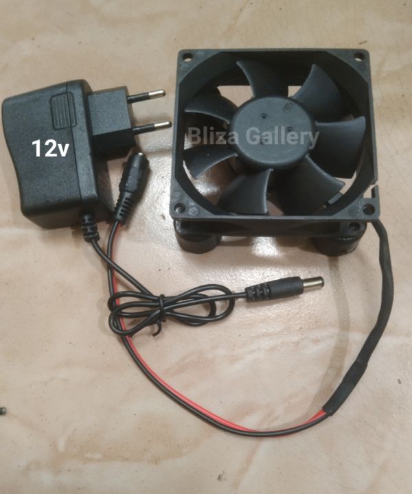 KIPAS PENDINGIN STB SUDAH TERMASUK ADAPTOR 12v SET TOP BOX FAN TV BOX ...