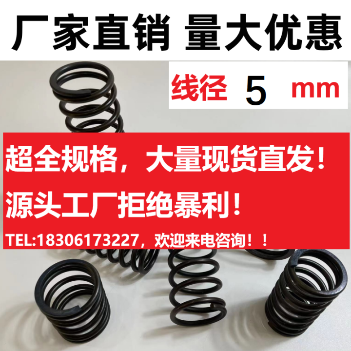 Customized Non-Standard 5mm Compression Spring with Length of 300 and ...