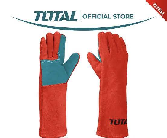 TOTAL ถุงมือหนัง ป้องกันความร้อน ไร้รอยต่อ ยาว 16 นิ้ว รุ่น TSP15161 ...