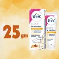 Veet วีท ครีมกำจัดขน&แผ่นแว็กซ์ Hair removal cream&Wax strips 25 กรัม ...