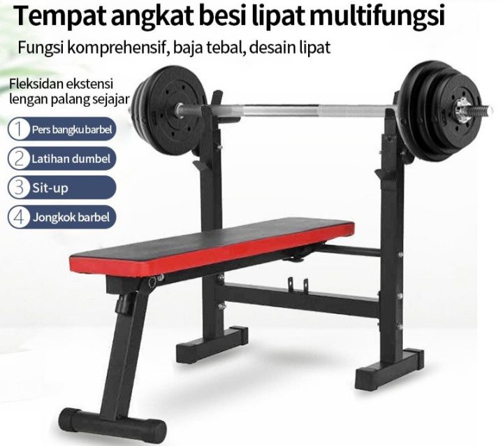 ALAT FITNESS BANGKU LATIHAN BEBAN / BENCH PRESS | Lazada Indonesia