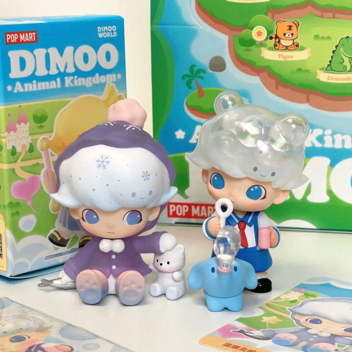 Original Popmart Dimoo Animal Kingdom Series Kawaii Anime Action Figure ...