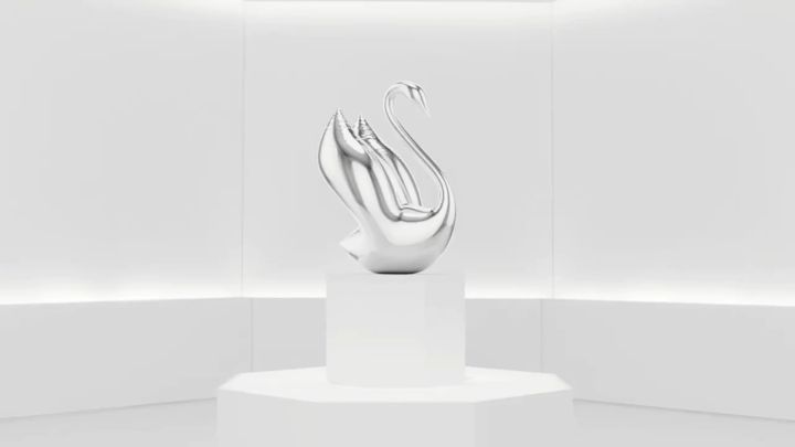 ♈Swarovski♈ 5572710 แหวนเงินสเตอร์ลิง S925 ทรงทรงกลม ไฮเปอร์โบลา ประดับ ...