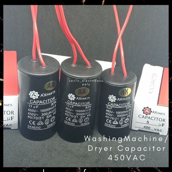 Washing Machine and Dryer Capacitor 450VAC | Lazada PH