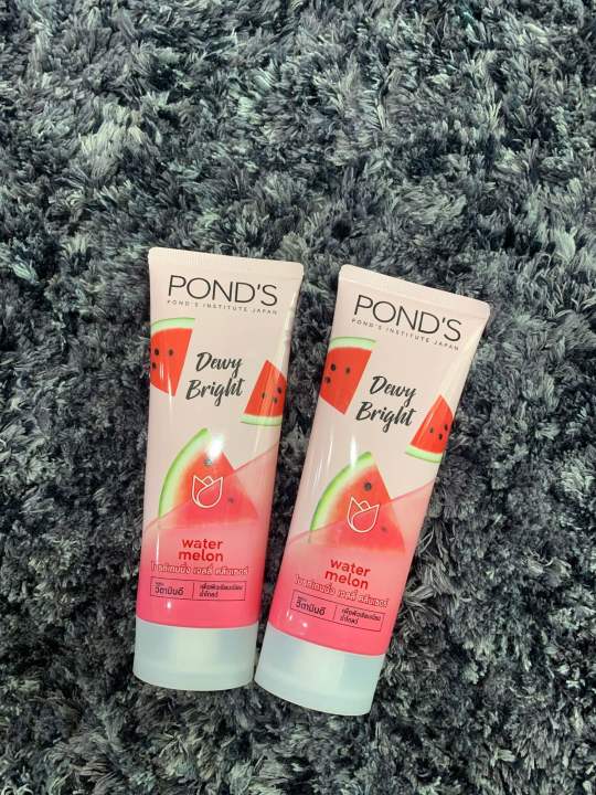 พอน โฟมล้างหน้า Pond's Dewy Bright Watermelon Hydrating Jelly Cleanser ...