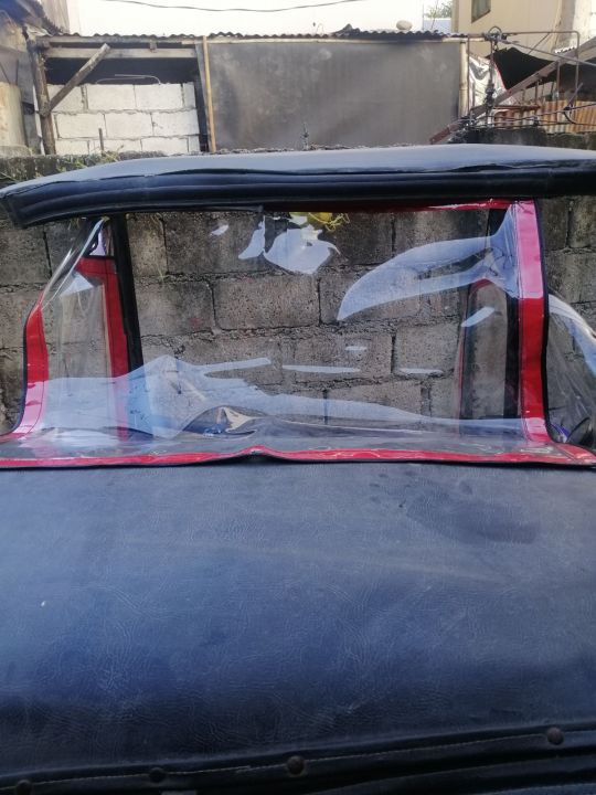 Tricycle Rain Cover Trapal GILID - ALULOD / Clear Plastic Tricycle ...