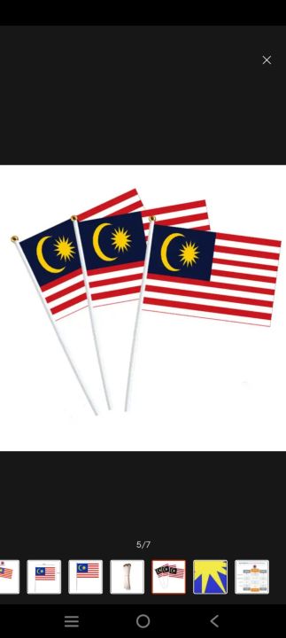 HAND FLAG MALAYSIA, BENDERA, MERDEKA, Jalur Gemilang | Lazada