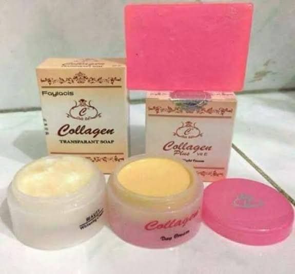 เซ็ทครีมคอลลาเจน พลัส วิตอี Collagen Plus Vit E ครีมกลางวัน + ครีม ...