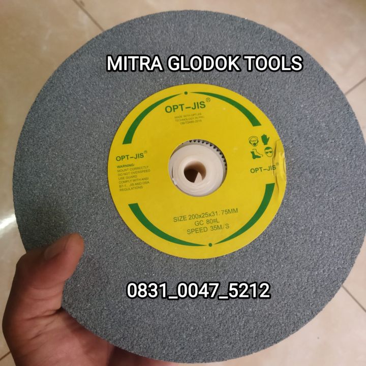 OPT Batu gerinda hijau ukuran 8 inch diamond grinding wheel 200 × 25 × ...