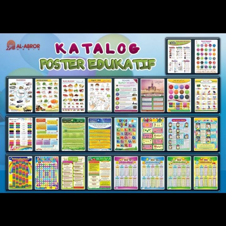 Poster Edukatif Muslim Edukasi Bahasa Arab Atau Poster Belajar Mufrodat ...
