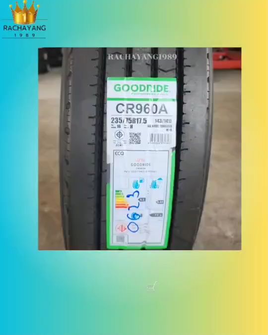 Goodride กู๊ดไรด์ ยางบรรทุก 235/75R17.5 รุ่น CR950 ยางเรเดียล (ราคา1เส้น) โปรโมชั่นส่งฟรี ยาง ...