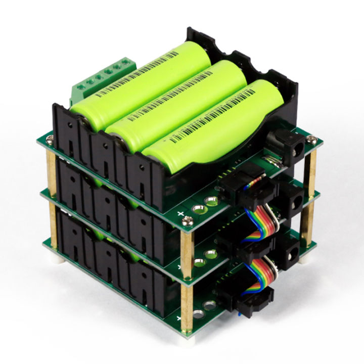 3S series 11.1V 12.6V 25A solderless 18650 battery box/12V battery ...