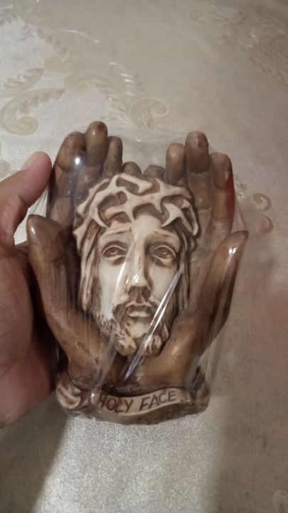 holy face black nazarene o itim na poong nazareno made of fiberglass ...