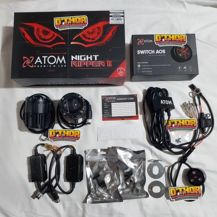 Atom Night Ripper v2 and Atom AO5 switch with harness | Lazada PH