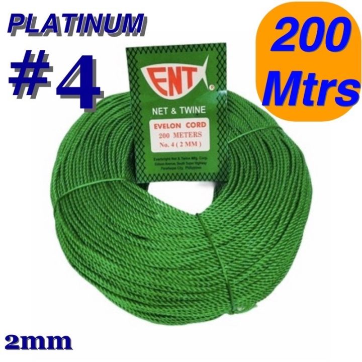 200Mtrs. ENT Rope #4 Twine (2mm) Sold per 200m roll tali lubid | Lazada PH