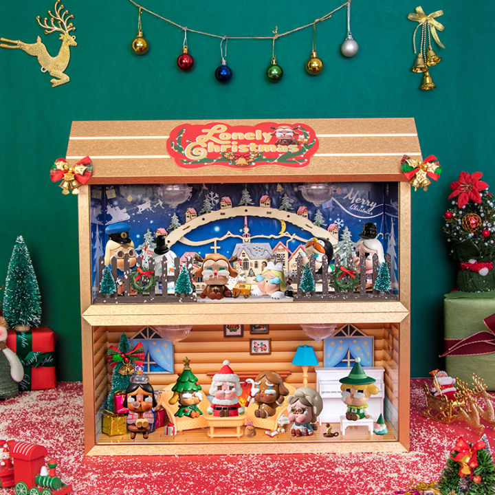 PopMart Pop Mart Crybaby Lonely Christmas Series Hand-Made Blind Box ...