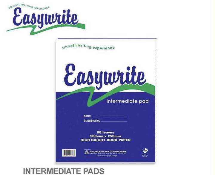 INTERMEDIATE PAD PAPER (1pc) | Lazada PH