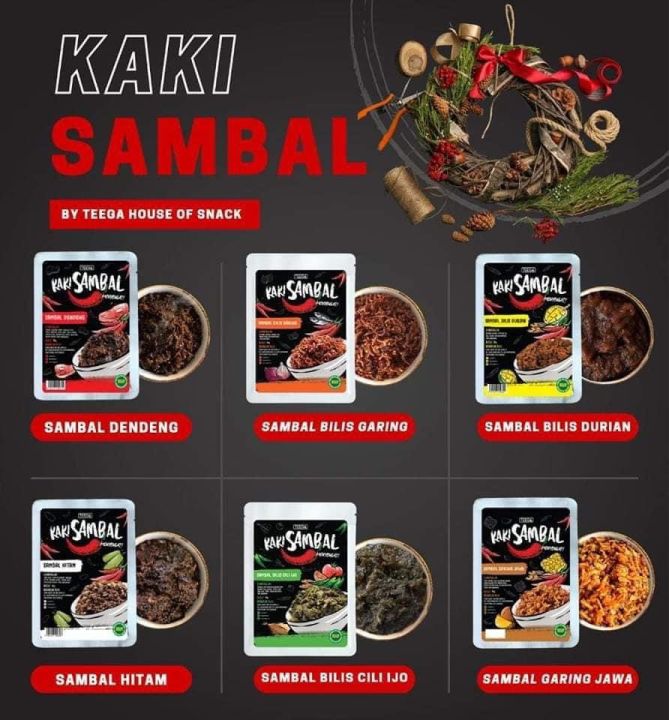 TEEGA Kaki Sambal Dendeng Berapi Minang Sambal Hitam Kuala Lipis ... TEEGA Kaki Sambal Dendeng Berapi Minang Sambal Hitam Kuala Lipis ...