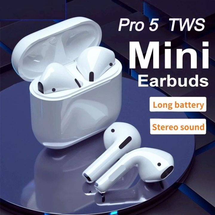 🎧【Readystock】 + FREE Shipping 🎧 Pro 5 Bluetooth Earphone Mini with Mic ...