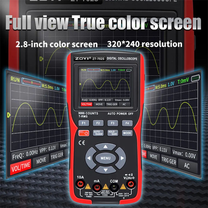 2 In 1 Digital Oscilloscope Multimeter Versatile Tool for Automotive ...