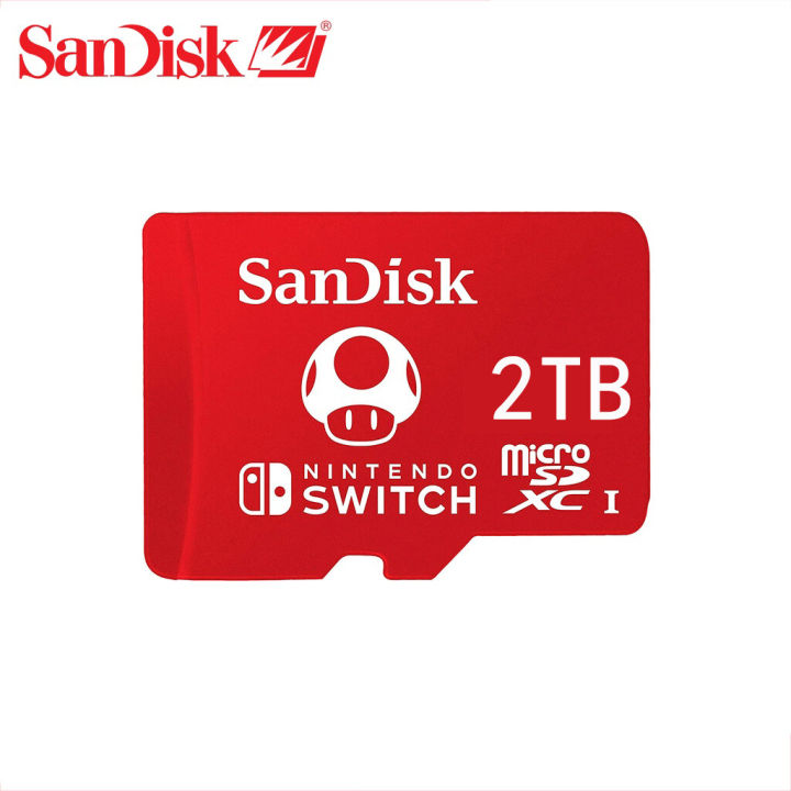 Red SanDisk Nintendo Memory Card Ready Stock 128GB 256GB 512GB 1000GB ...