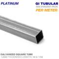 1M & 1.5M | GI Tubular | Galvanized Iron Square Tube | 1.2MM Thick ...