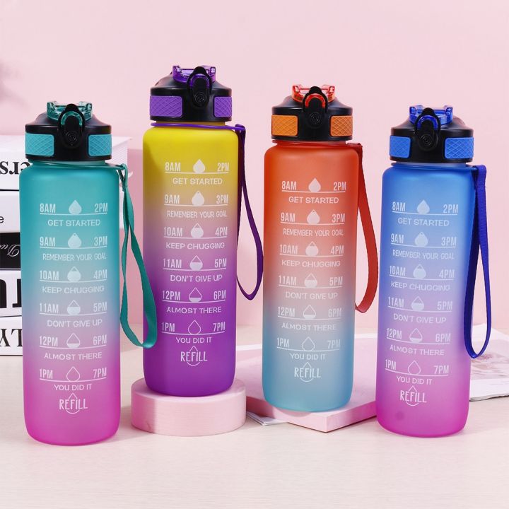 (Lotus Tea) 1000ml Fashion Water Drinking Water Bottle 1000ml Botol Air ...