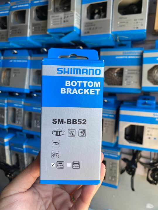 Original 101% Shimano DEORE BB SM-BB52 68mm Hollowtech Threaded Bottom ...