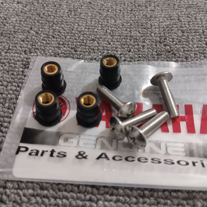 Rubber Nut Windshield Visor Universal Aerox Nmax Xmax R15 R3 R6,Adv150 ...