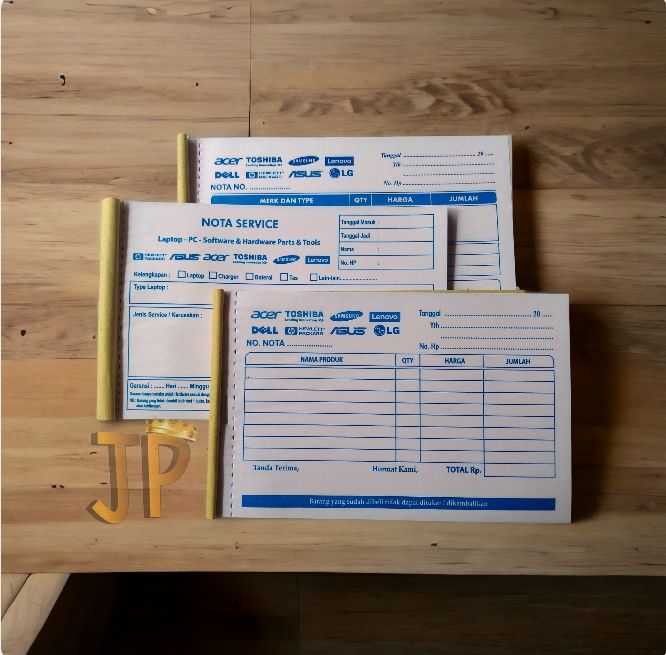 Nota Toko Komputer 2 Ply Untuk Service Komputer Dan Penjualan | Lazada ...