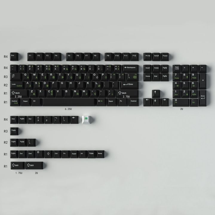 【Keycap Only】GMK Royal Alpha Typewriter Keycap Minimalist black KEY CAP ...