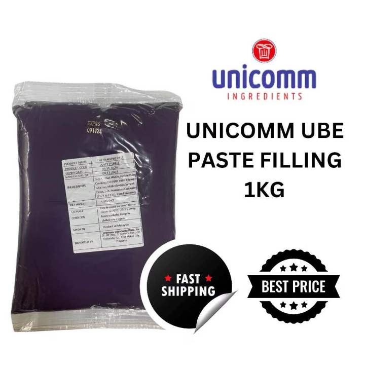 Unicomm Ube Yam Paste 1KG BUY ONE GET ONE SAVE PHP 6 Ready to Eat Great ...