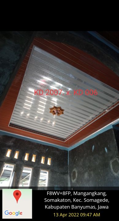 plafon PVC terpasang -cahaya plafon | Lazada Indonesia