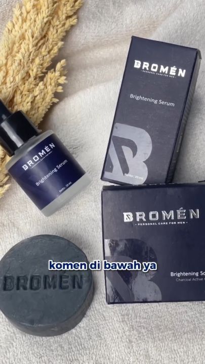 BROMEN Facial Wash Men - Sabun Brightening Pencerah Wajah Kusam Cowok ...