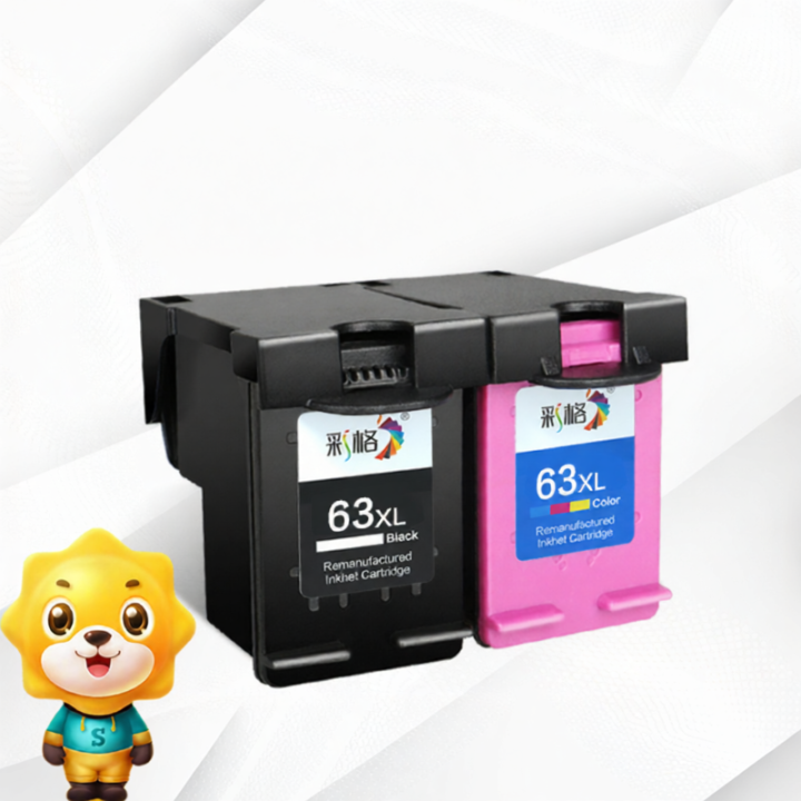 Continuous Ink Supply Compatible HP 63 Ink Cartridge for Deskjet ...