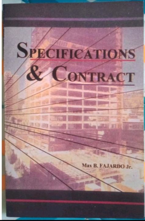 SPECIFICATIONS & CONTRACT by Max fajardo | Lazada PH