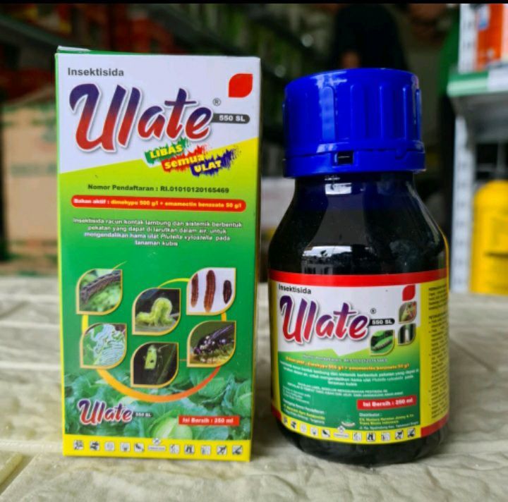 Insektisida ULATE 550SL 250 ml Obat Ulat Untuk Sayuran Dan Buah ...