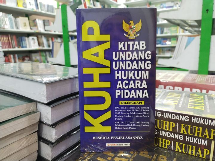 KUHAP| Kitab Undang-undang Hukum Acara Pidana | Lazada Indonesia