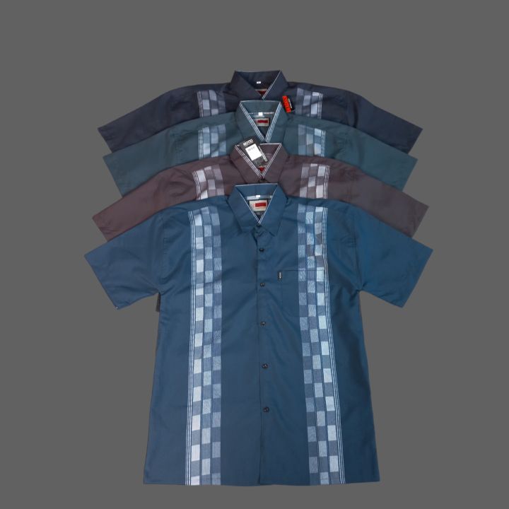 Kemeja Polynosic Premium Lengan Pendek | Lazada Indonesia