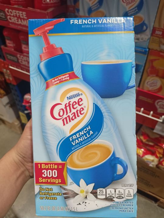 Nestle Coffee Mate French Vanilla Pump 1.5L/266g/425g | Lazada PH