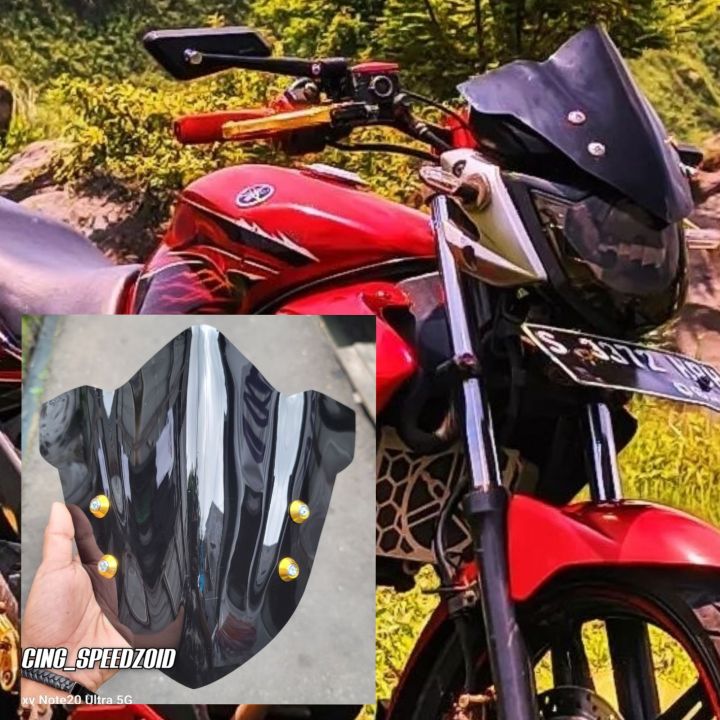 VISOR YAMAHA VIXION OLD PLUS BREKET DAN BAUD | Lazada Indonesia