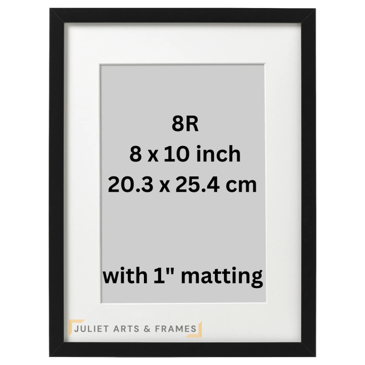 8R - 8 x 10 inch FRAME with 1 inch MATTING - WALL DECOR (HALF INCH FRAMES) | Lazada PH