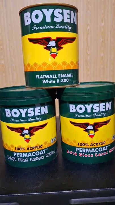 BOYSEN Permacoat Flat latex/Gloss latex white B-701/B-710 1L | Lazada PH BOYSEN Permacoat Flat latex/Gloss latex white B-701/B-710 1L | Lazada PH