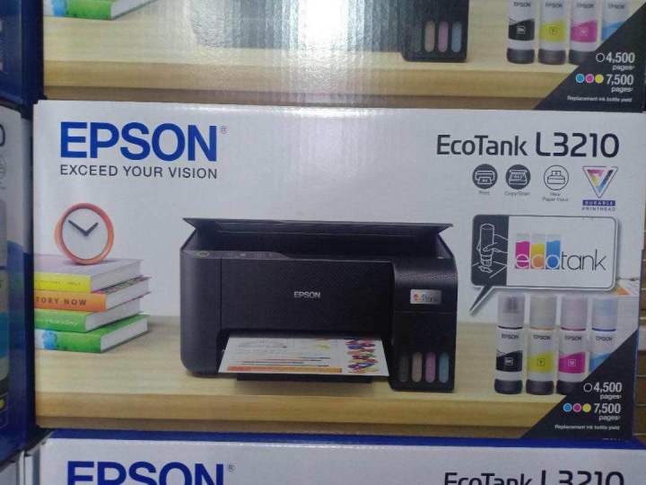 Epson EcoTank L3210 A4 All-in-One Ink Tank Printer(PRINT/SCAN/COPY) | Lazada PH